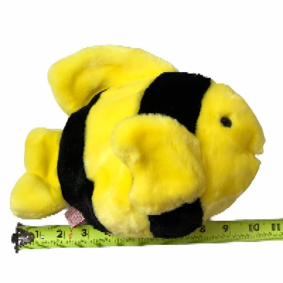 Ty | Toys | Beanie Baby Beanie Babies Large Yellow Black Fish | Poshmark